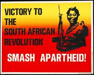 Victory to the South African revolution : smash apartheid!