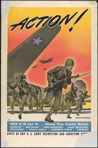 Action! : men of 18 and 19, choose your combat branch.