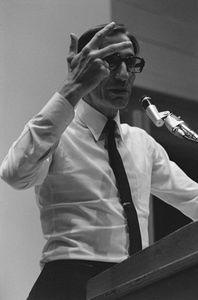 Ivan Illich speaking at Northwestern University