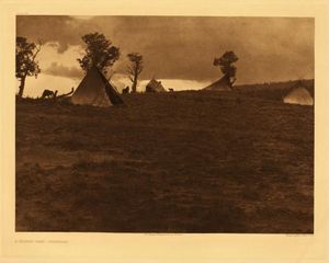 A Hilltop Camp -Jicarilla